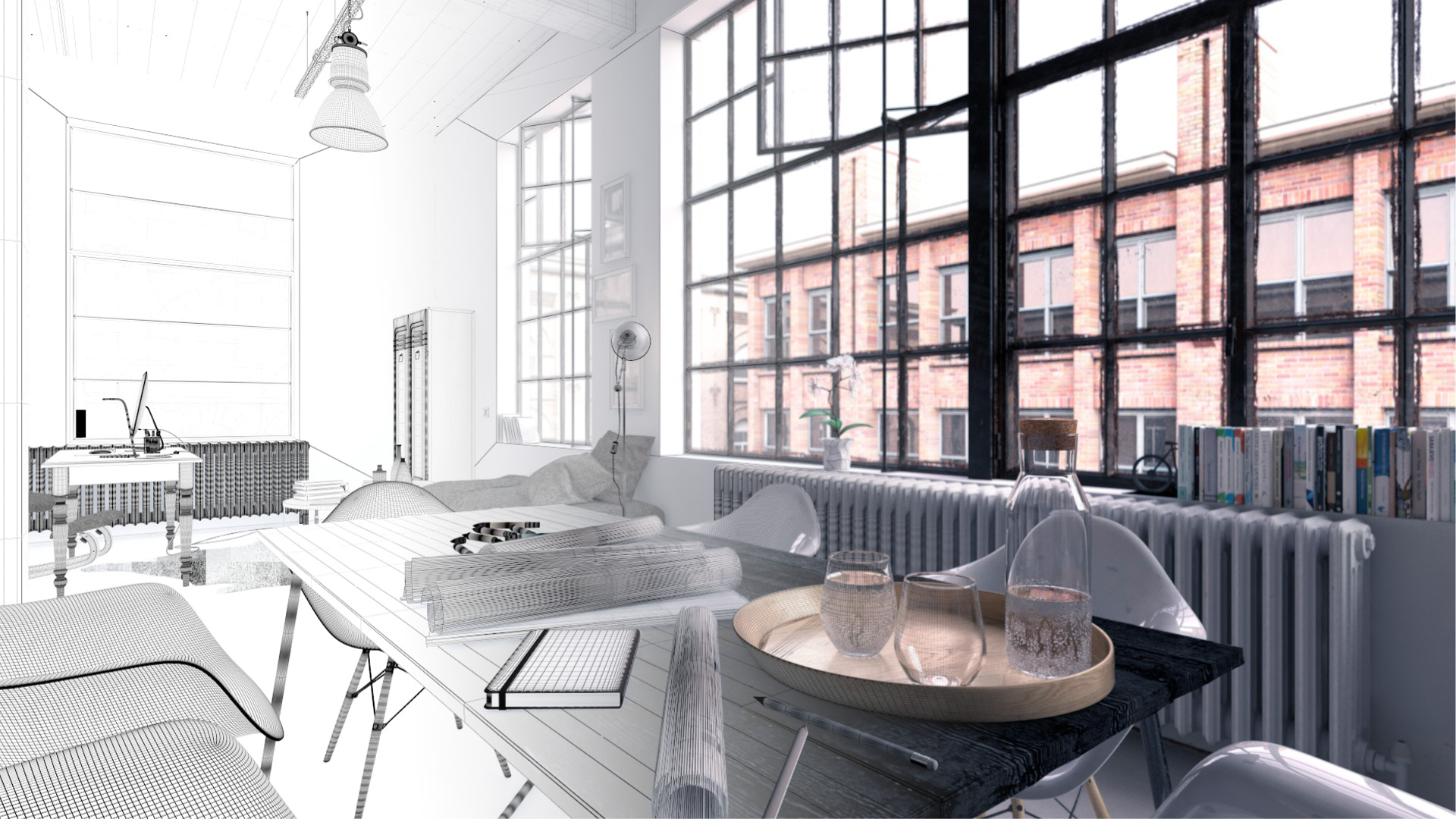 Virtual Staging - 3D Stereo (by swapping panoramas) - 3DVista